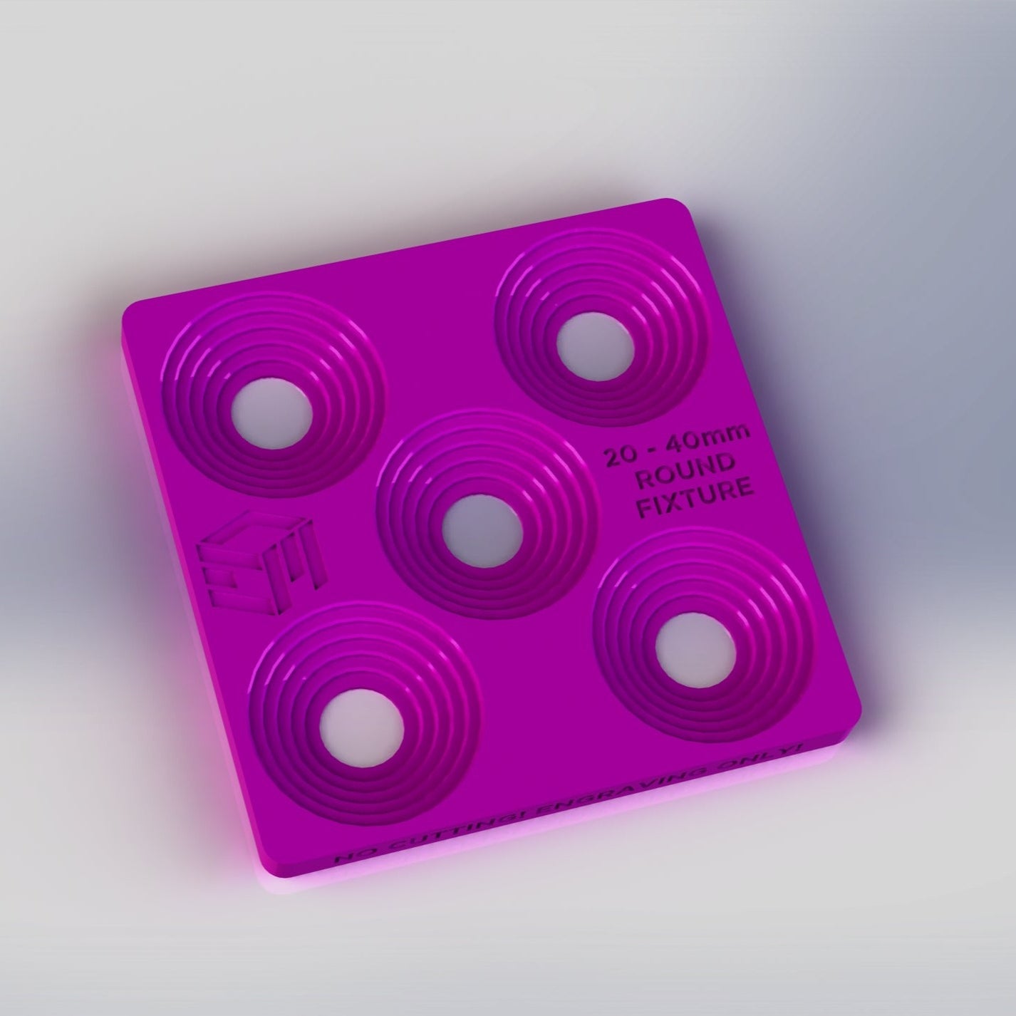 XTool F1 / S1 Round Fixture 20-40mm Coins and Tags – Embrace Making