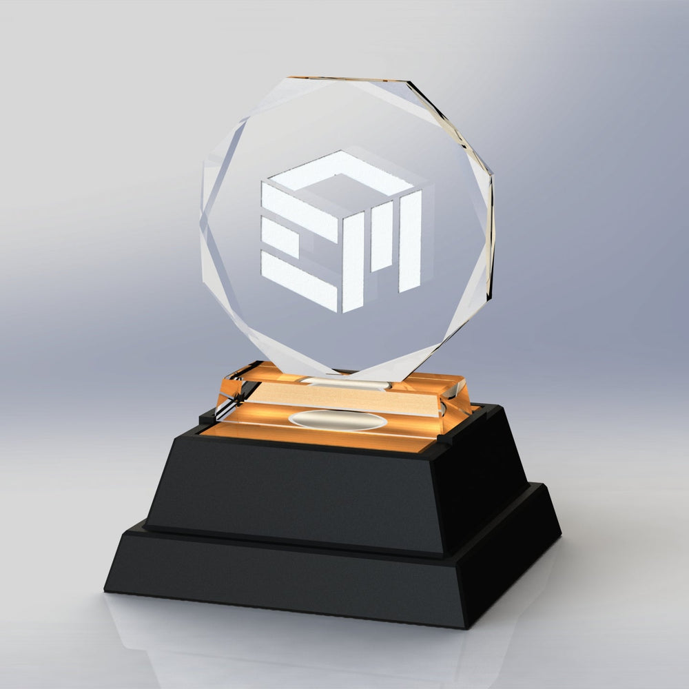 Trophy Style Base Holder For LED Display