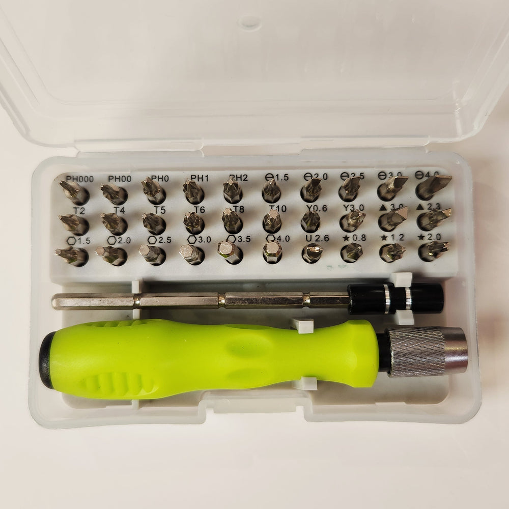 32 Piece Compact Screwdriver Set